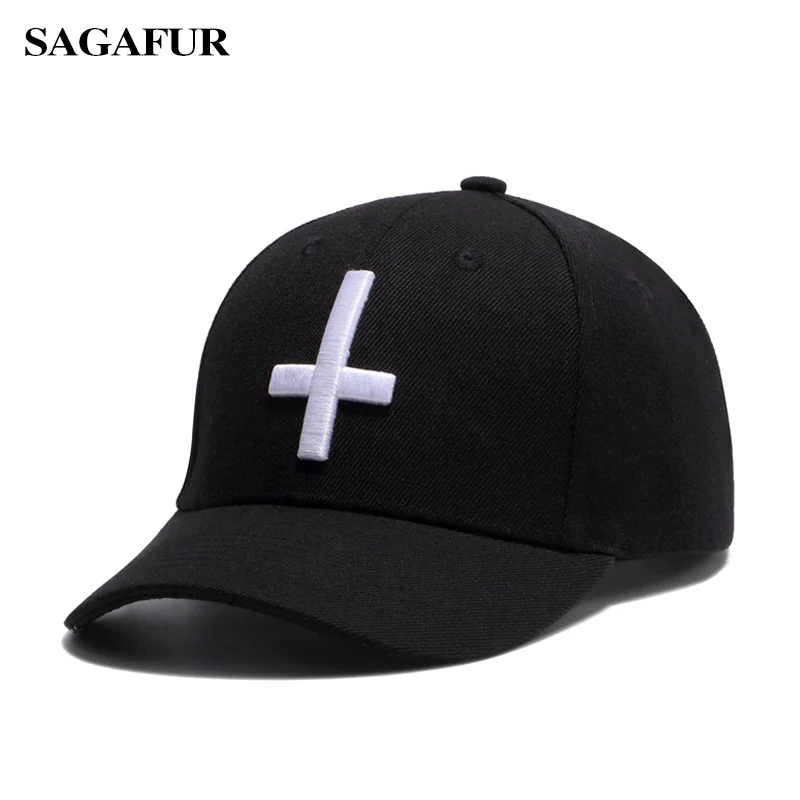 Embroidery Cross Baseball Caps Summer High Quality Print Flower On Back ...