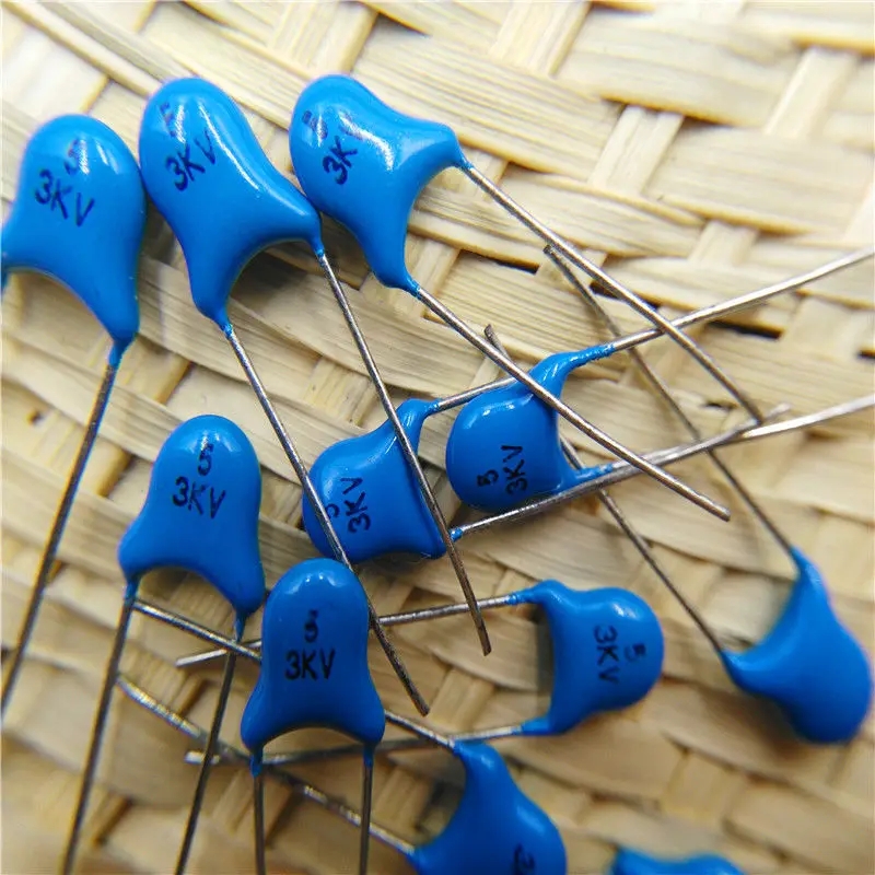 50pcs 3KV 5P 3000V 5pF 5PF P=5mm|capacitor high voltage|capacitor ...