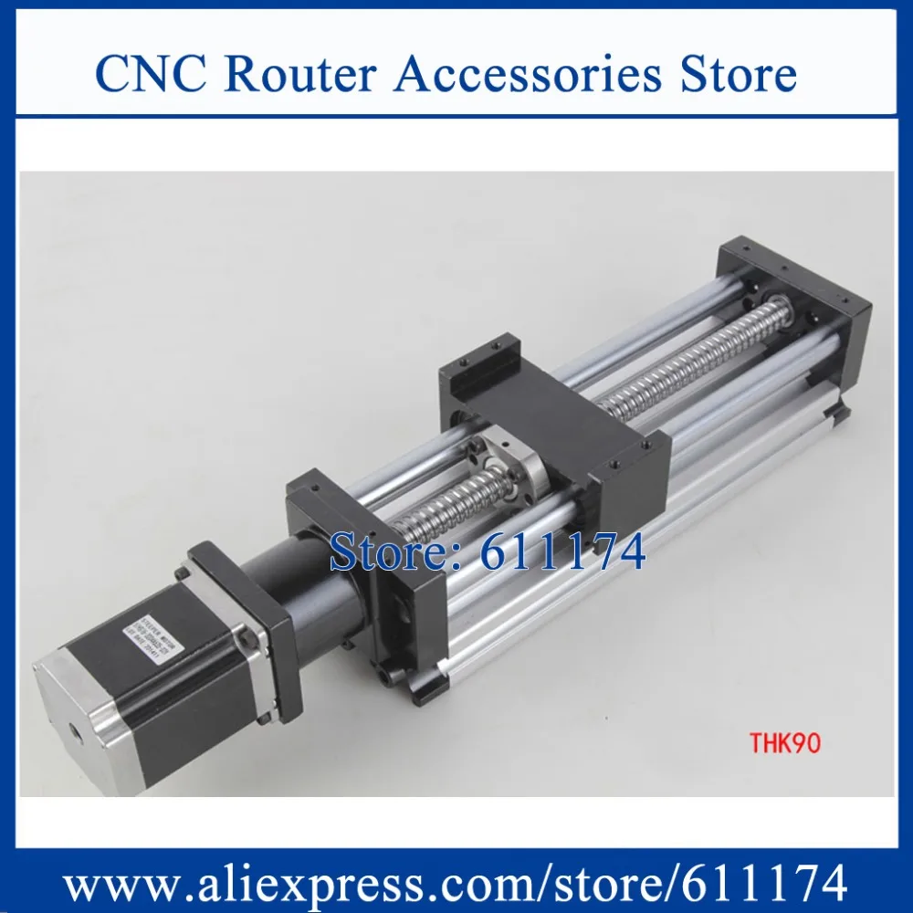 16mm Ball Screw Travel Length 100mm Linear Motion Module Sliding Table Motion System With Nema23