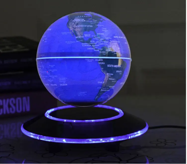 6 inch Magnetic Levitation Floating Globe Sphere Luminescent with ...
