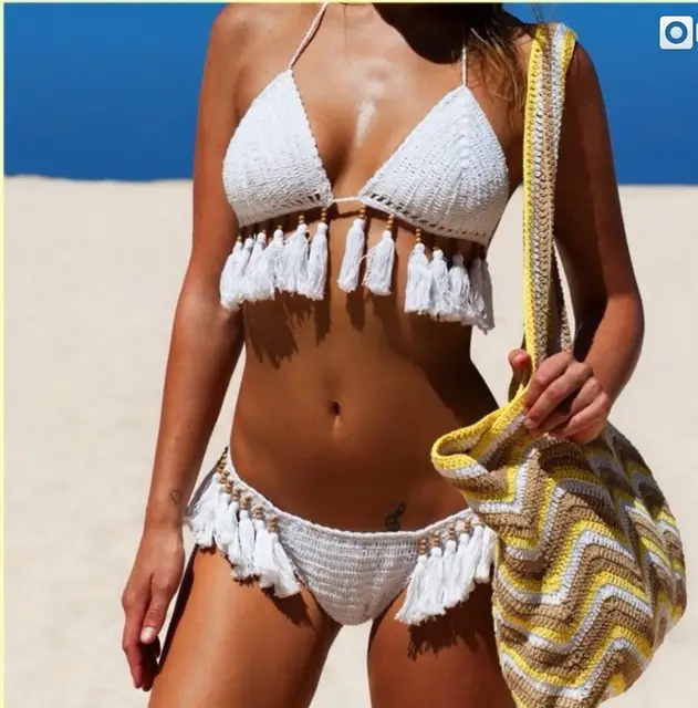 2017 Sexy Women Bikini Set Exotic Swimsuit Bordered Beachwear Lace