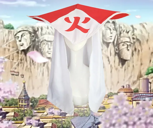 Anime NARUTO Shippuden Uzumaki Naruto Hokage Bamboo Hat Cosplay Costume ...