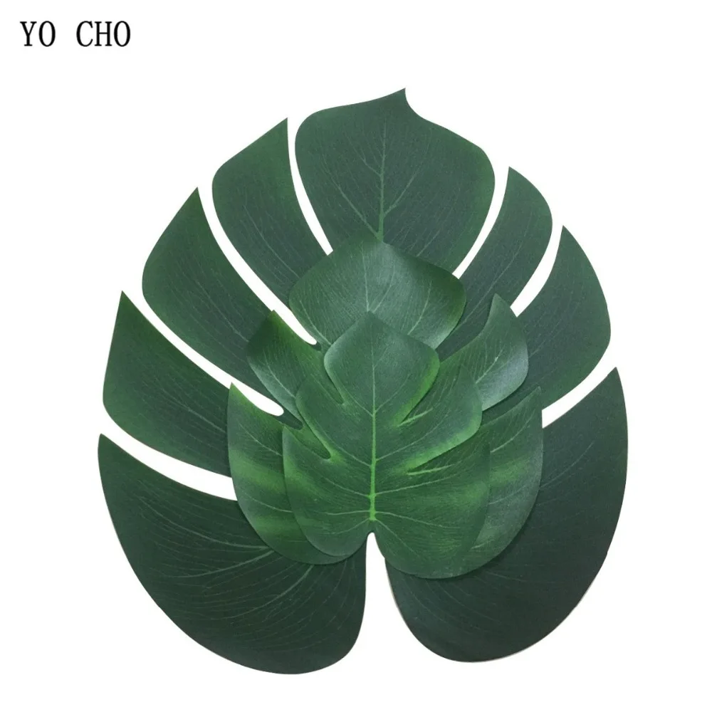 YO-CHO-60PCS-Turtle-Leaves-Artificial-Plants-Silk-Leaf-For-Party-Decor ...