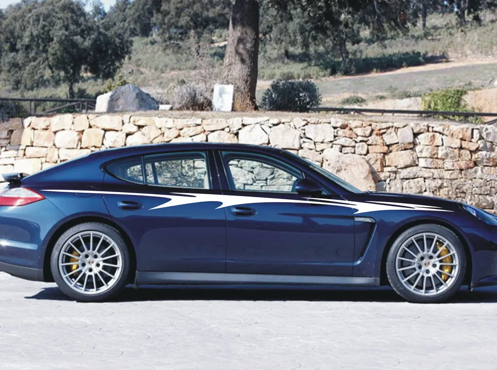 Car-Decals-Racing-Stripes-141-for-C55-C63-C32-Vinyl-Side-Upper-Door ...