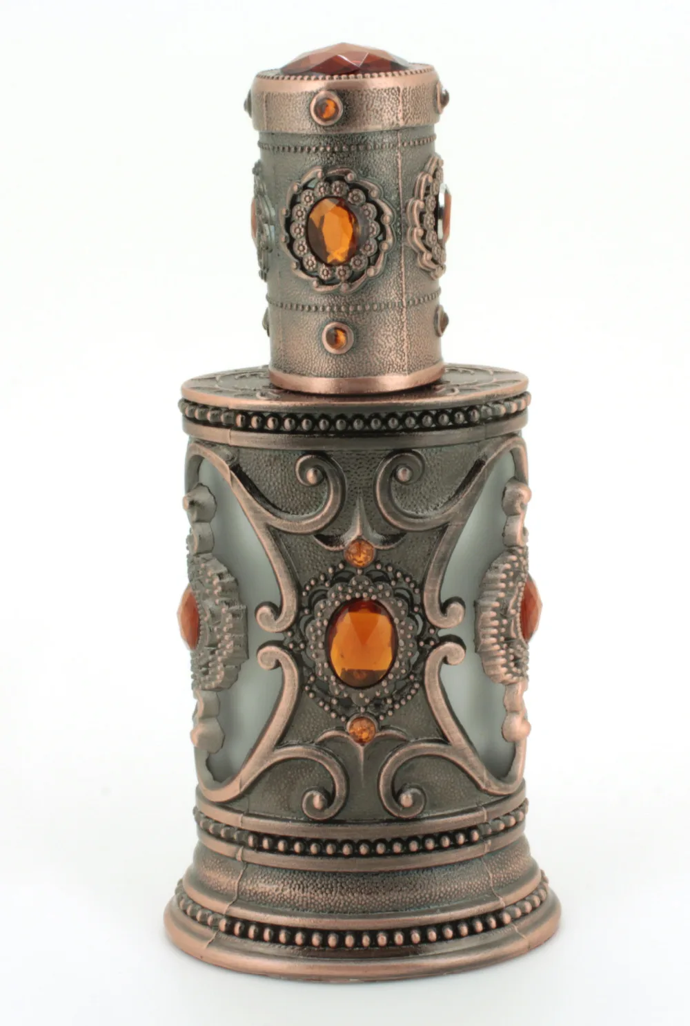 Retro metal gem spray perfume bottle portable add empty bottle|spray ...