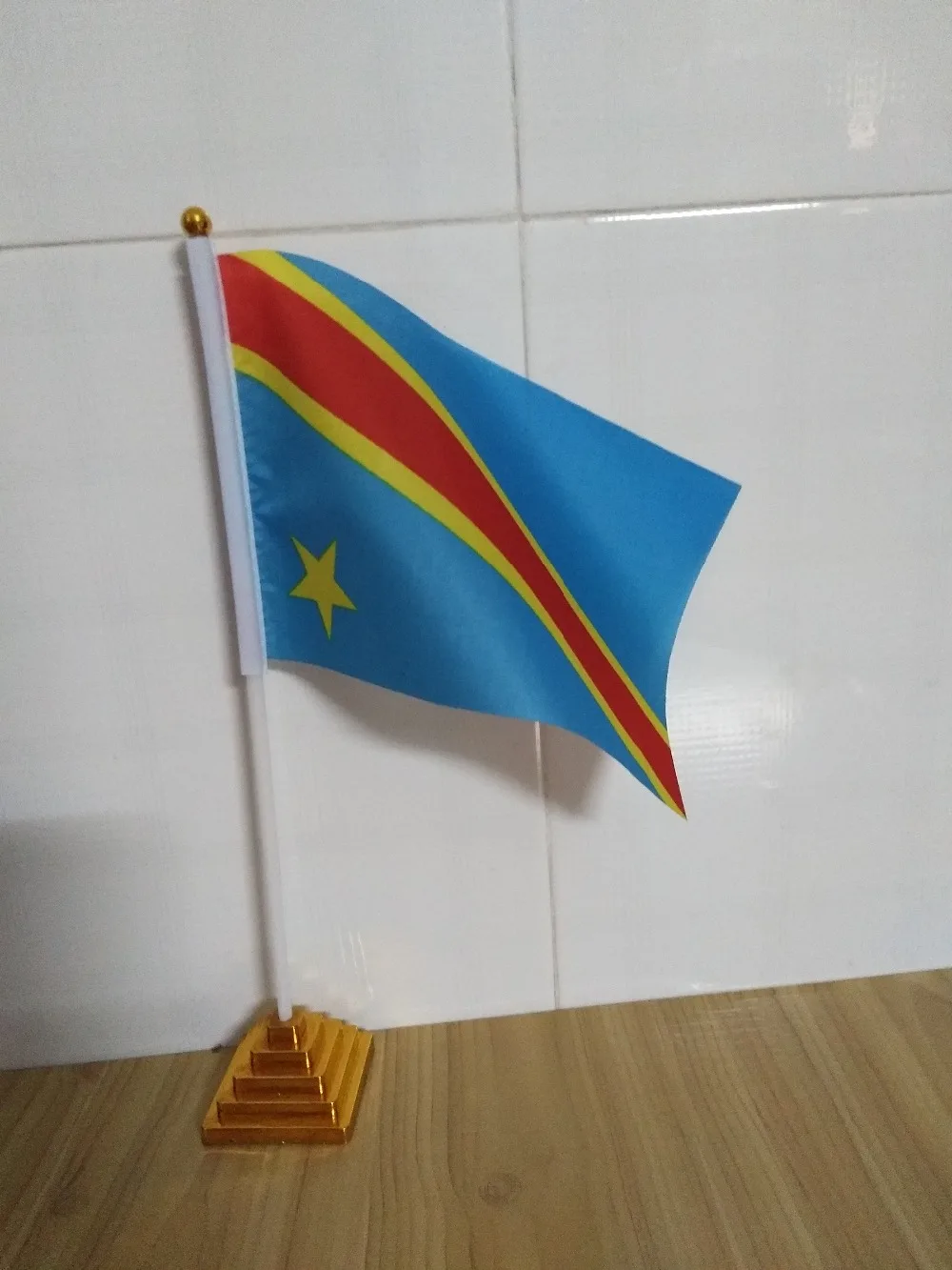 Democratic Republic of the Congo table desk flag 14*21cm flag /Plastic ...