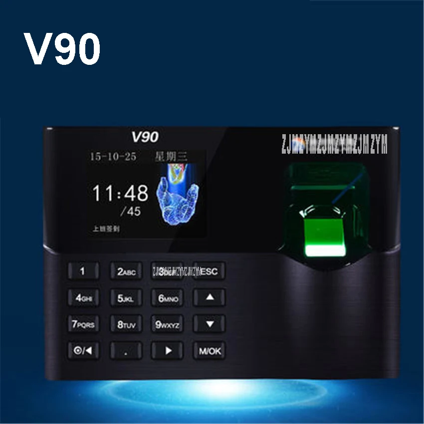 V90 Fingerprint Attendance Punch Card Machine Fingerprint To Work v90-fingerprint-attendance-punch-card-machine-fingerprint-to-work