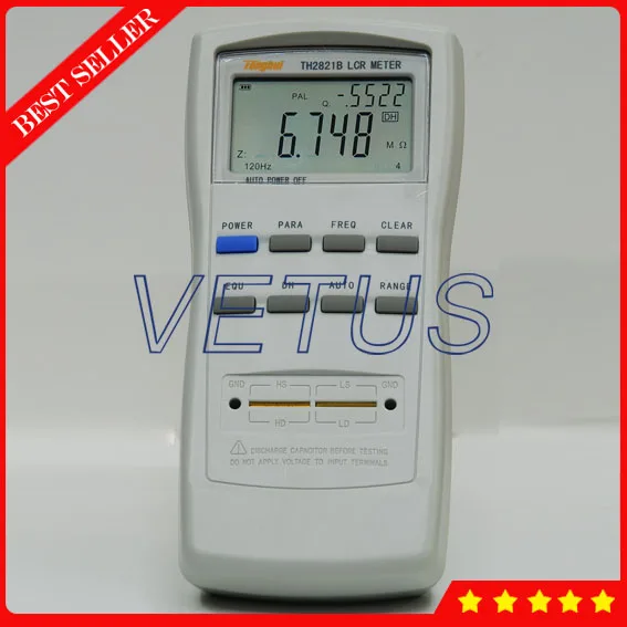 Th2821b Portable Handheld Lcr Meter With Dual 5-digit Lcd Display ...