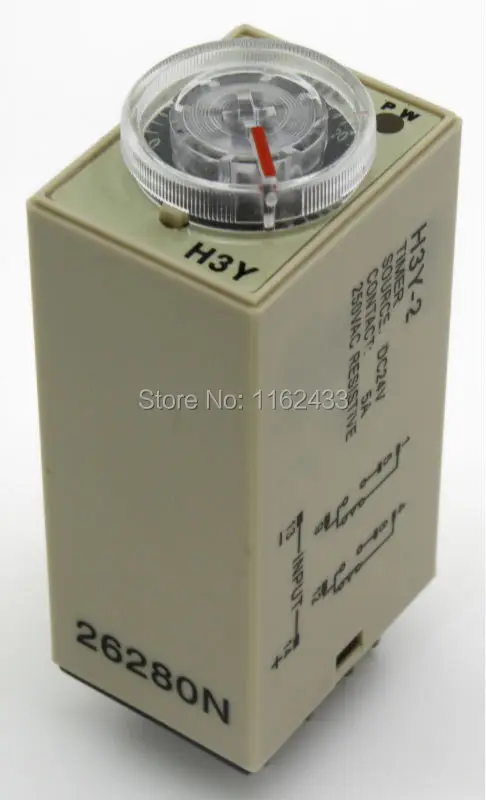 H3Y 2 DC 24V time relay H3Y series timer 30s 60s 30min 60min-in Relays ...