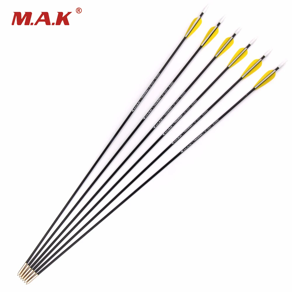 30 Inch Carbon Arrow Spine 1000 Outer Diameter 5mm for Recurve Bow ...