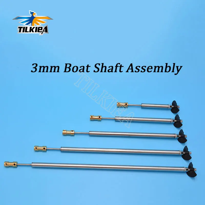 Model Boat 3mm Ship Shaft Stainless Steel Boat Shaft Drive Shaft +Two ...
