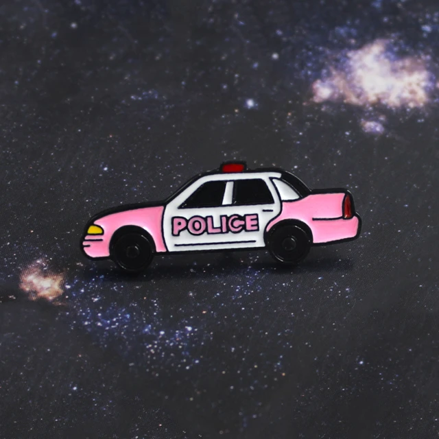 Pink Fashion Police Badge