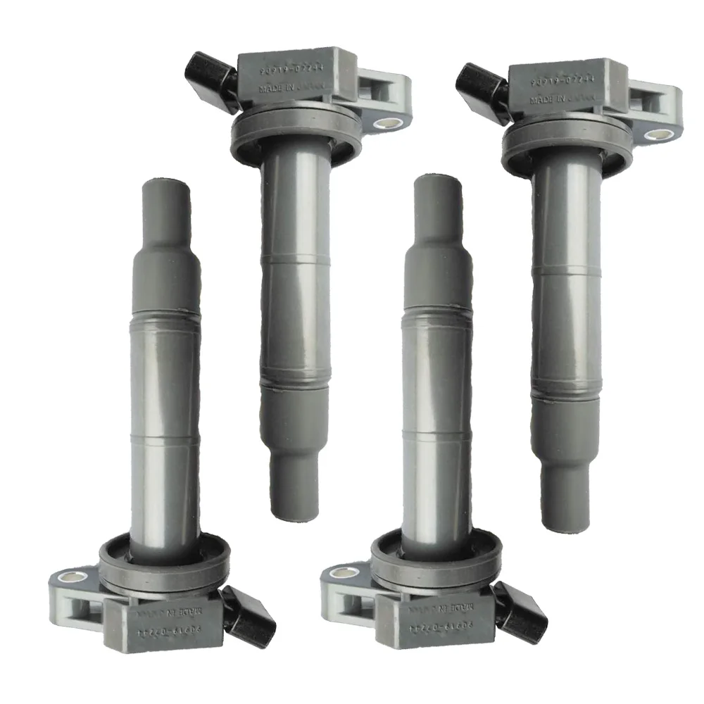 4 PCS ORIGINAL QUALITY IGNITION COIL FOR TOYOTA CAMRY CORONA RAV 4 ...