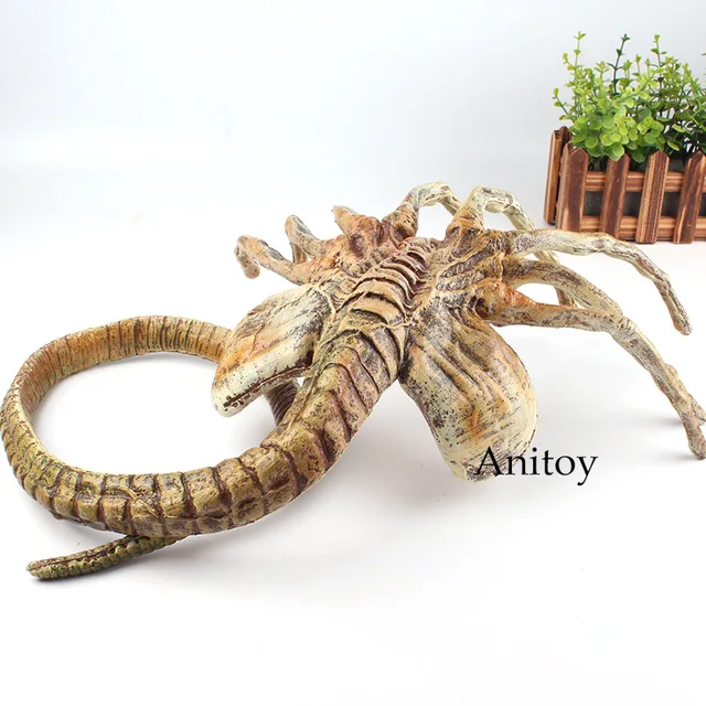Alien Vs. Predator Alien Facehugger Figure Face Hugger Poseable Replica ...