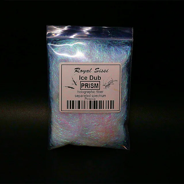 10 optional Colors Fly Tying prism ICE DUB sparkle crystal Living Fiber ...