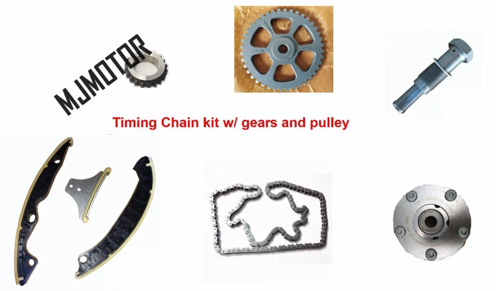 Primary Drive Timing Chain Kit w/ gears Tensioner Pulley for Chinese ...