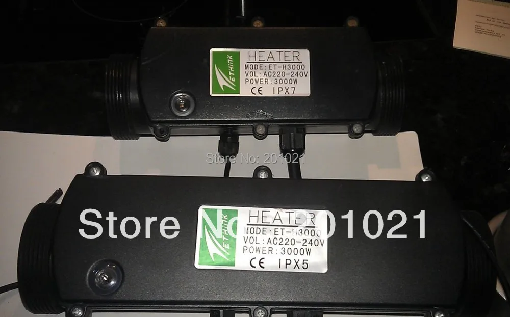 E-Think ET-H3000 HeatSmart spa hot tub heater Ethink ET-H3000 IPX5 ...