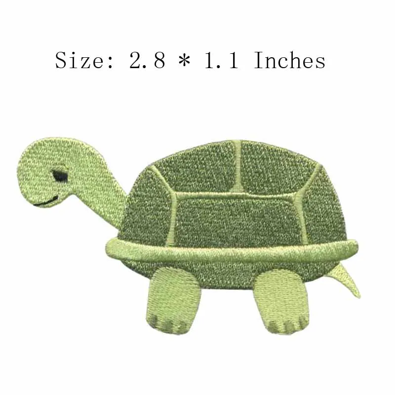 Cute tortoise embroidery patch 2.8"wide /cartoon patch/hot sell/glue ...