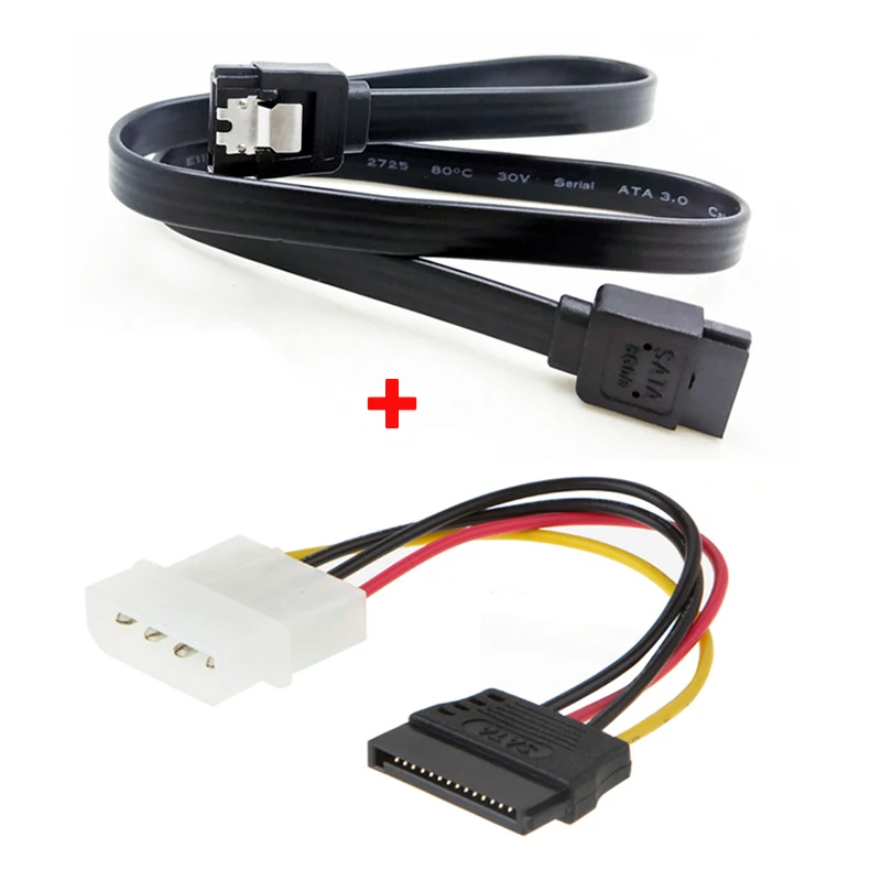 SATA 3 0 Cable 6GB s SATA III Cable Sata Power Cable Flat Data Cord SATA 3 0 Cable 6GB s SATA III Cable Sata Power Cable Flat Data Cord