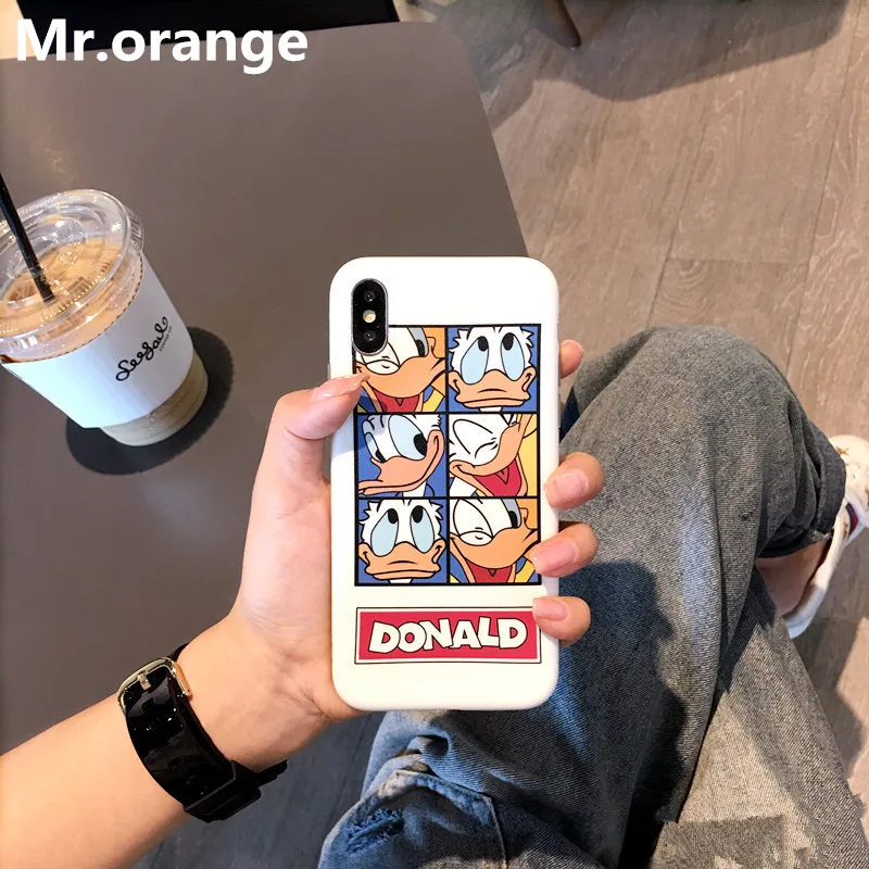 Daisy Donald Duck phone Cases For iphone X 6 6s 6plus 7 7Plus Cute ...