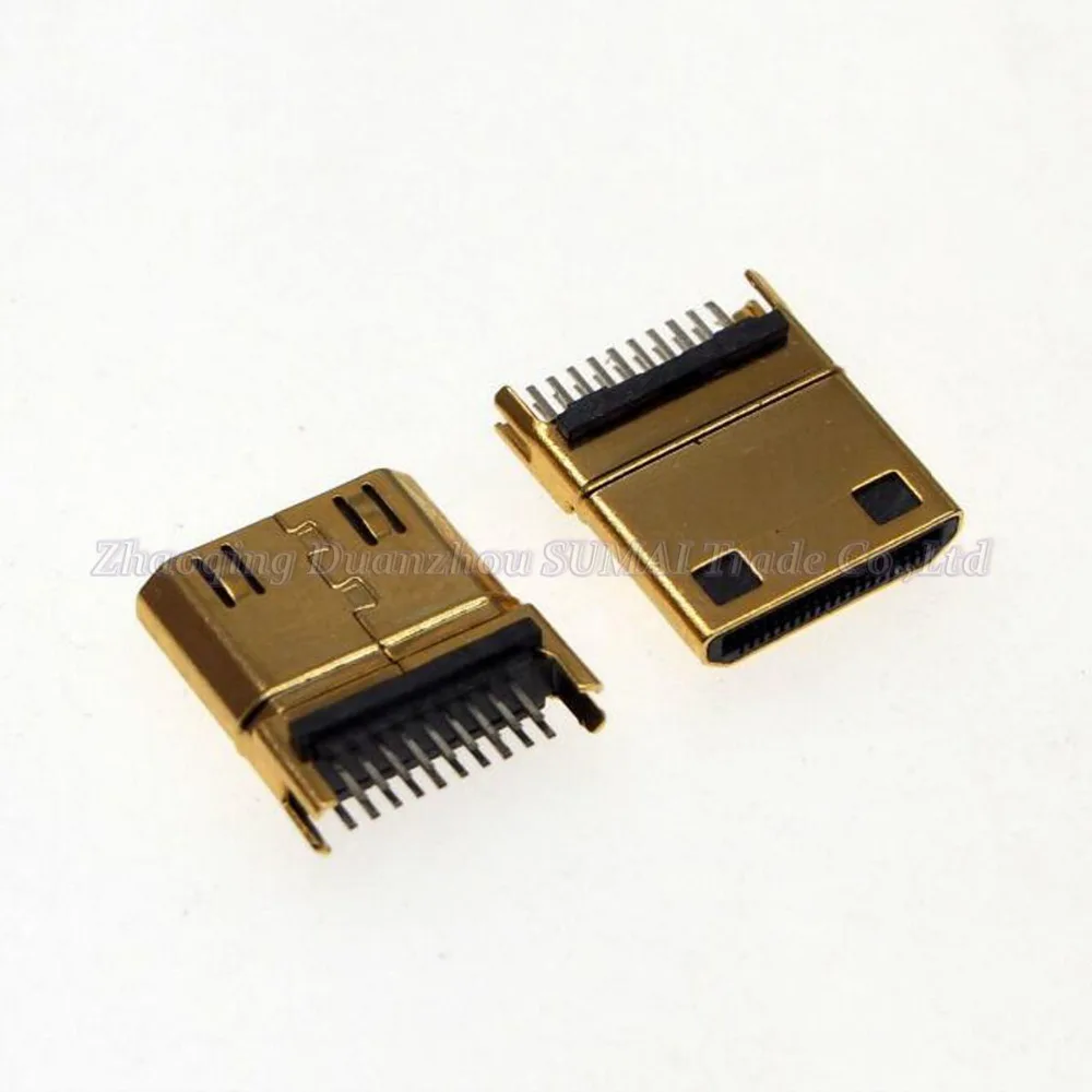 5Pcs-HDMI-Jack-HDMI-C-type-Splint-1-0-MINI-HDMI-Male-Splint-HDMI-Plug ...