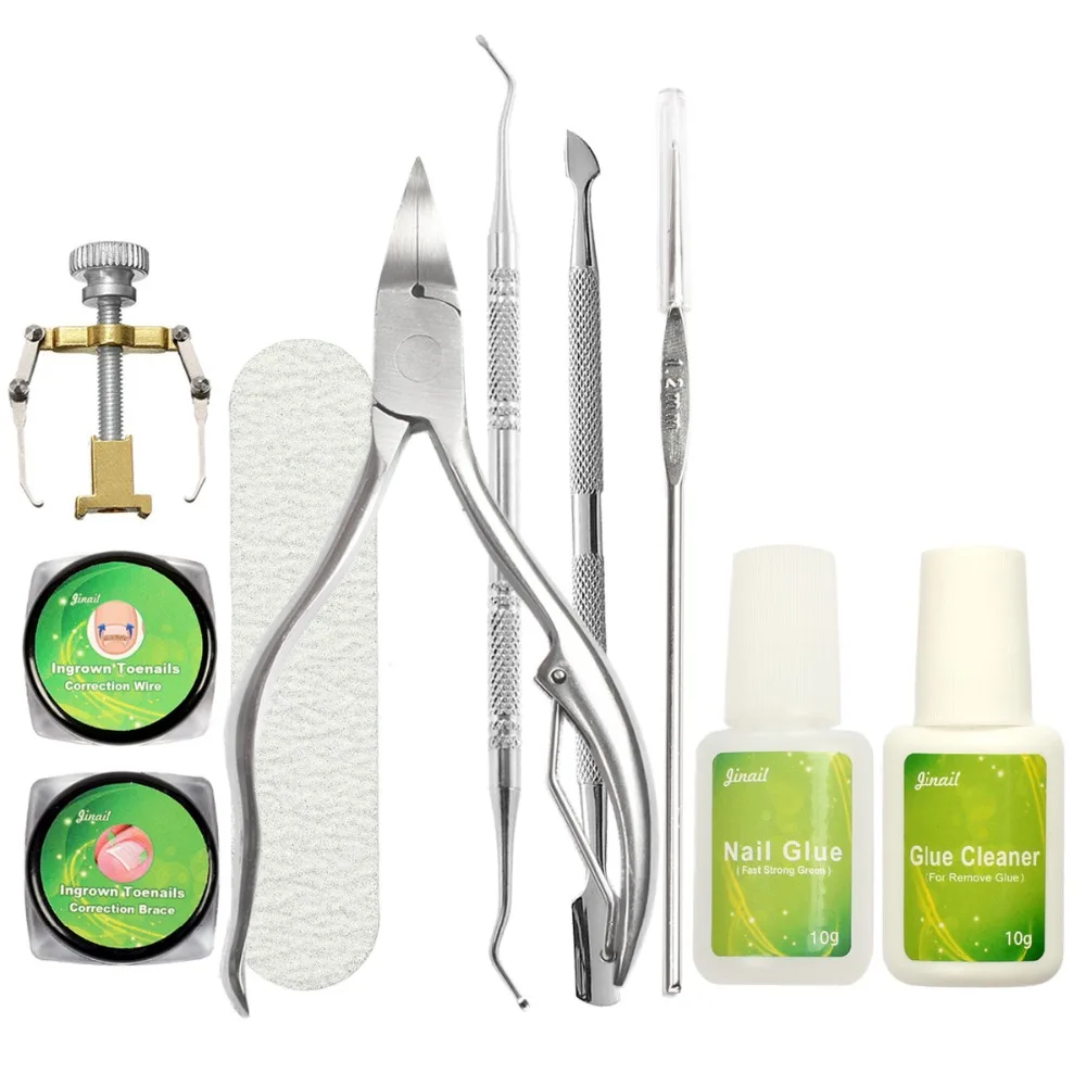 10pcs Ingrown Toenail Fixer Straightening Patch Wire Nail Clipper ...