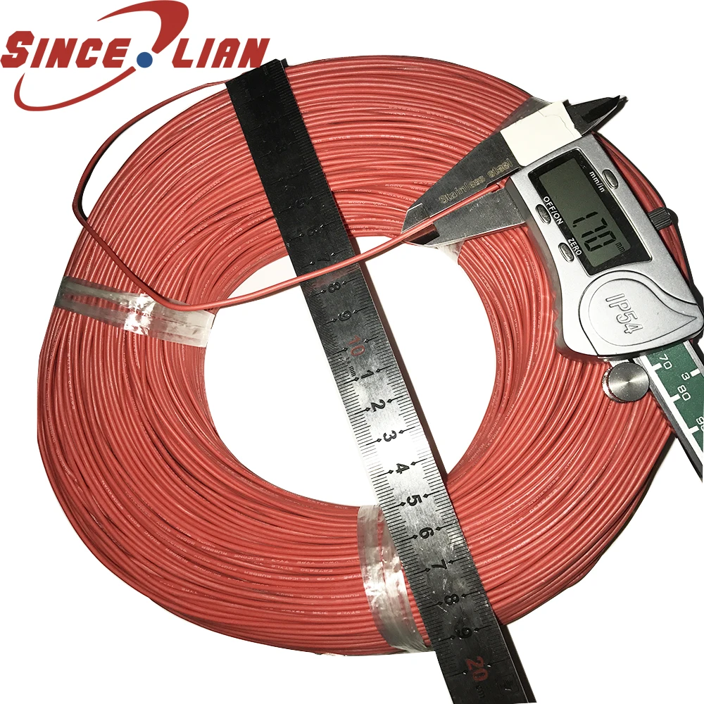 305M 22 AWG Flexible Silicone Wire Cable 0 3mm2 High Temperature Max