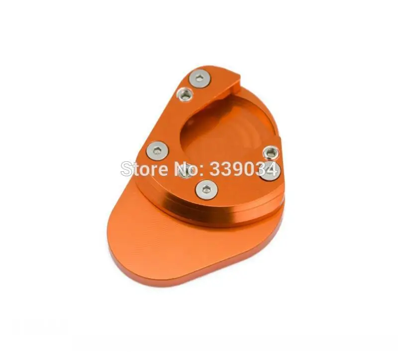 Orange Side Stand Plate Large For KTM 690 Duke SMC Enduro R RC 125 200 ...