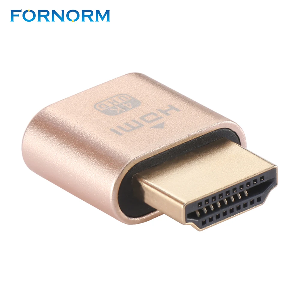 FORNORM HDMI Mini Dummy Plug Excellent Ghost Monitor Widely use Fake ...