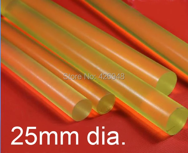 25mm-diameter-500mm-length-PU-rod-RUBBER-SPRING-bar-polyurethane ...