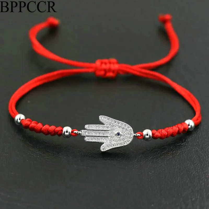 BPPCCR – Bracelet à main de Fatima pour hommes et femmes, exquis, corde ...