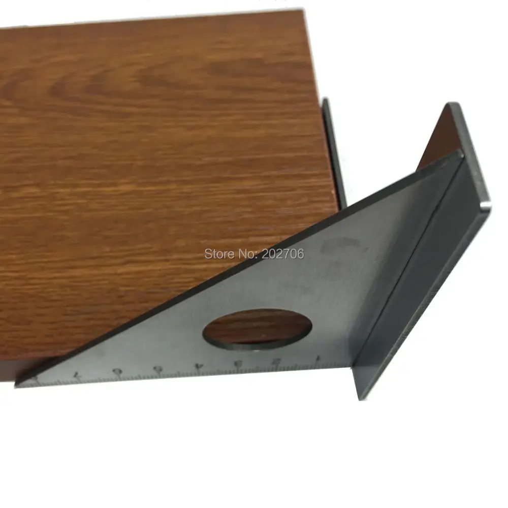 45 degree Stainless Steel Triangle Square ruler Rafter Speed Square T ...