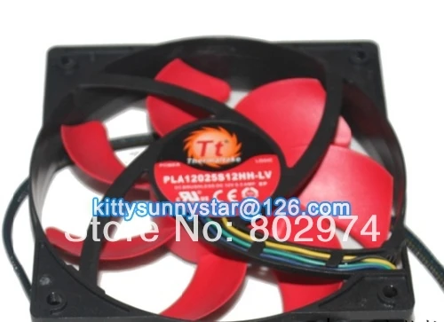 T&T 12025 PLA12025S12HH LV 12V 0.5A 4Wire Cooling Fan|fan big|cooling ...