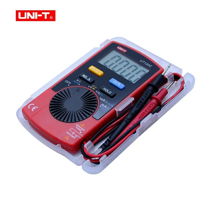 UNI-T UT120A/B/C Mini Digital Multimeter LCD Palm Size Auto Range ...