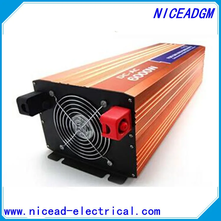 With Charge Dc24v To Ac220v Ce Rohs Power Inverter 6000w Pure Sine Wave ...