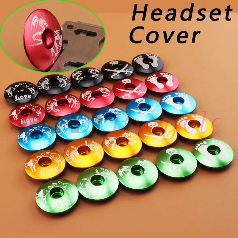 Muqzi Mountain Bike Headset Cover Aluminum Alloy Ultra-ligh Bowl Cover ...
