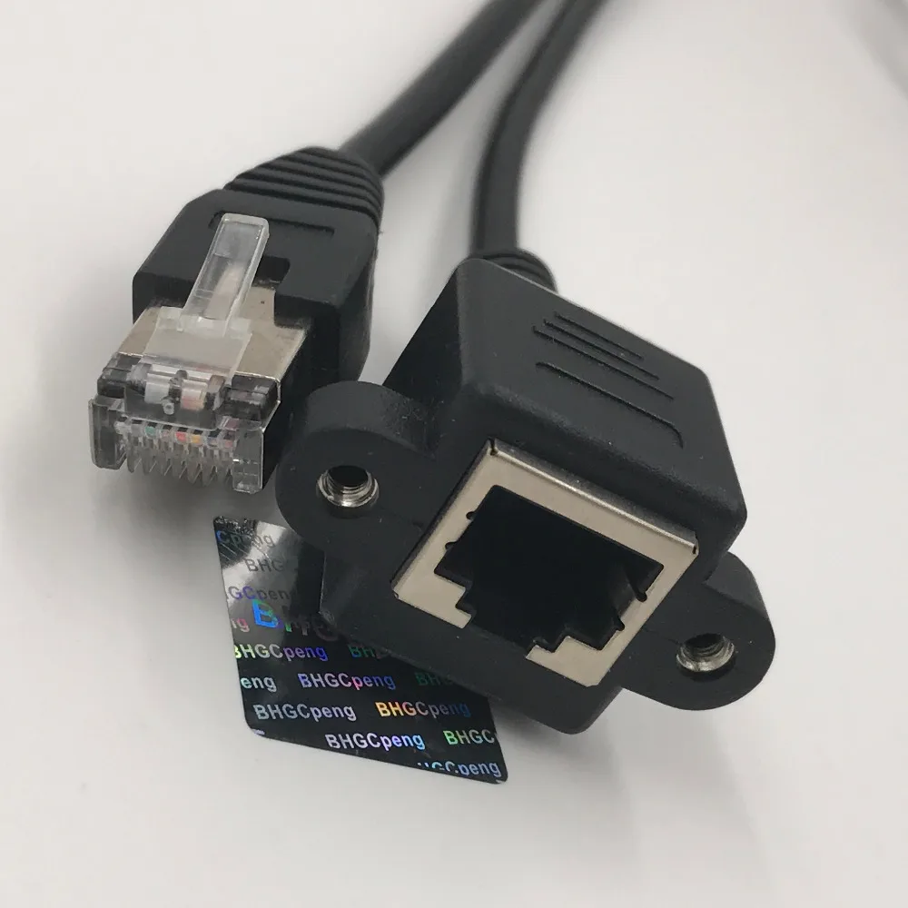 Network-Cable-Ethernet-Lan-Extension-Cable-Male-to-Female-Screw-Panel ...