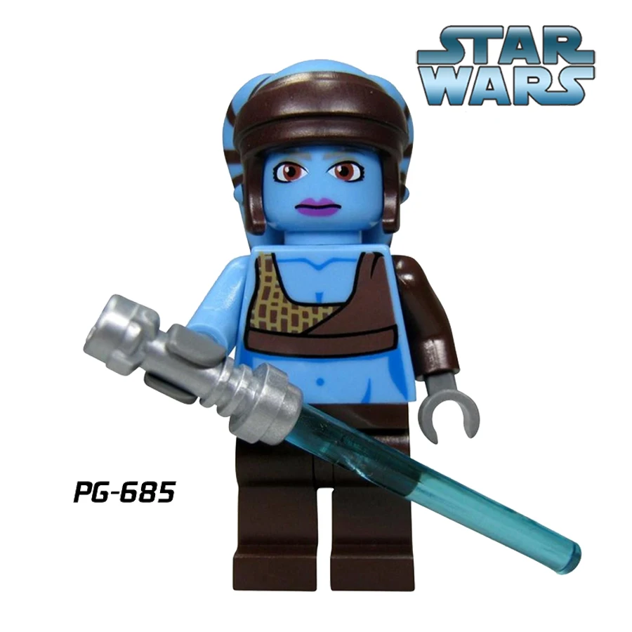Aayla Secura Building Blocks Star Wars Jedi Knight Models Diy figures ...