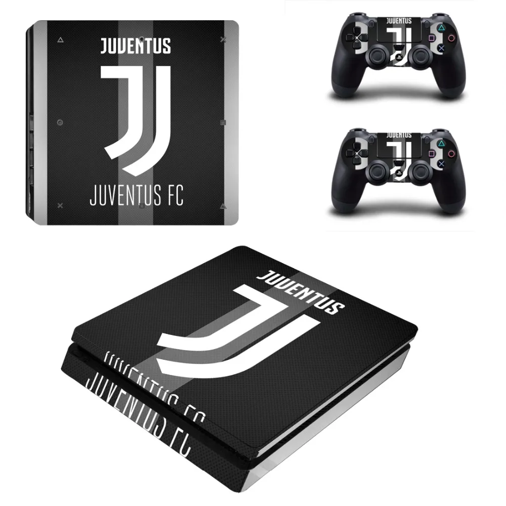 Juventus Football Skin Sticker for PS4 Slim Console and Controllers ...