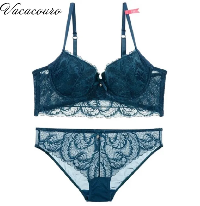 2017 New Arrival Lace Feather Bra Brief Sets Bottom Underwear,Sexy ...