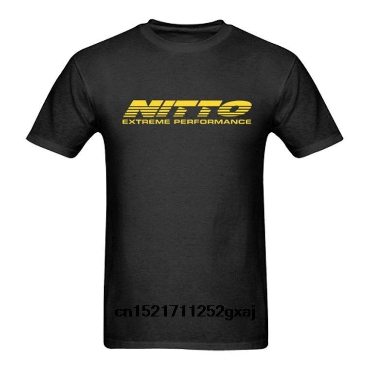Gildan Men t shirt Nitto Tire Logo Extreme Performance Black Fashion ...