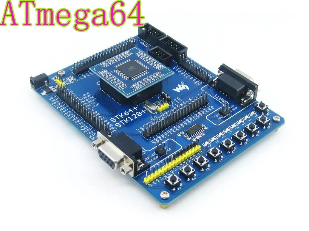 ATmega64A AU ATmega64A mega64 AVR Development Board Starter Kit All I/O ...