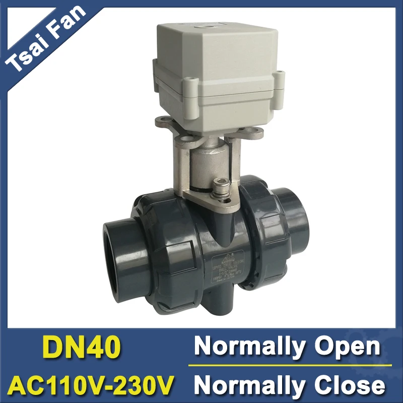 PVC-1-1-2-Normal-Close-Valve-Normally-Open-Valve-AC110V-230V-2-Way-DN40 ...