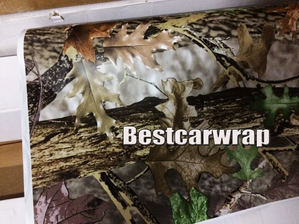 152x1000cm Autumn Realtree Camo Vinyl Wrap Car Wrap With Air Release ...