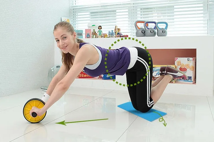 Abdominal wheel fitness wheel ABS wheel thin waist round waist wheel ...