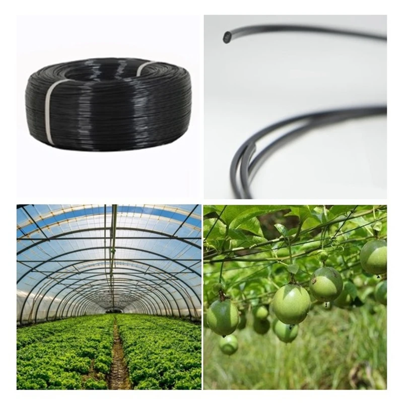 50m Plastic Steel Wire Agriculture Greenhouse Pressed Film String ...
