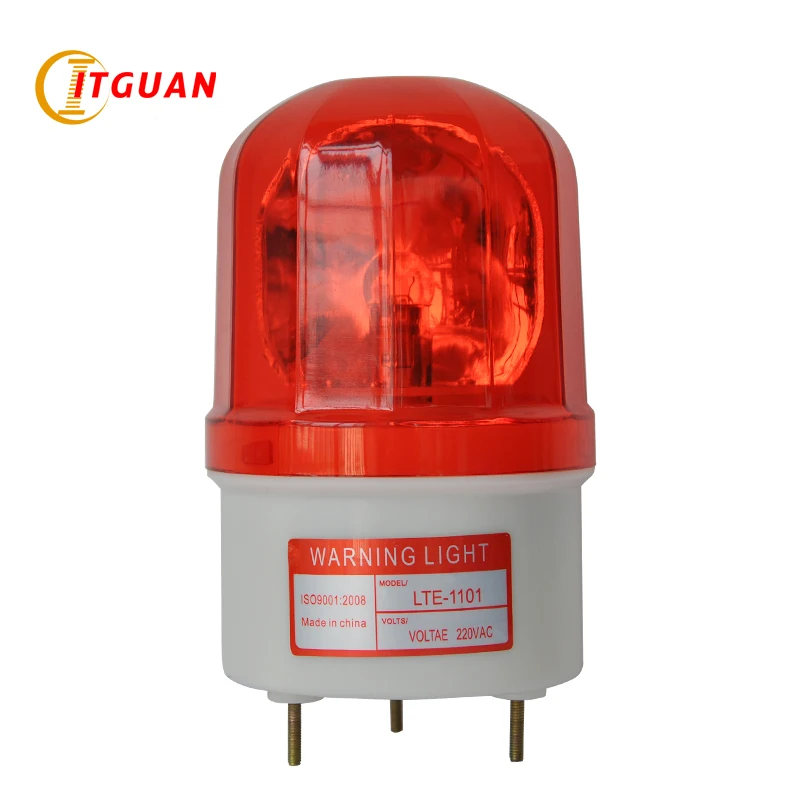 LTE 1101 Rotating warning light Bulb No Sound Indicator Emergency ...