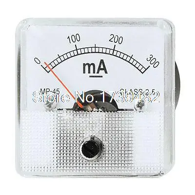 Analog Current Panel Meter Dc 300 Milliampere Ammeter - Voltage Meters ...