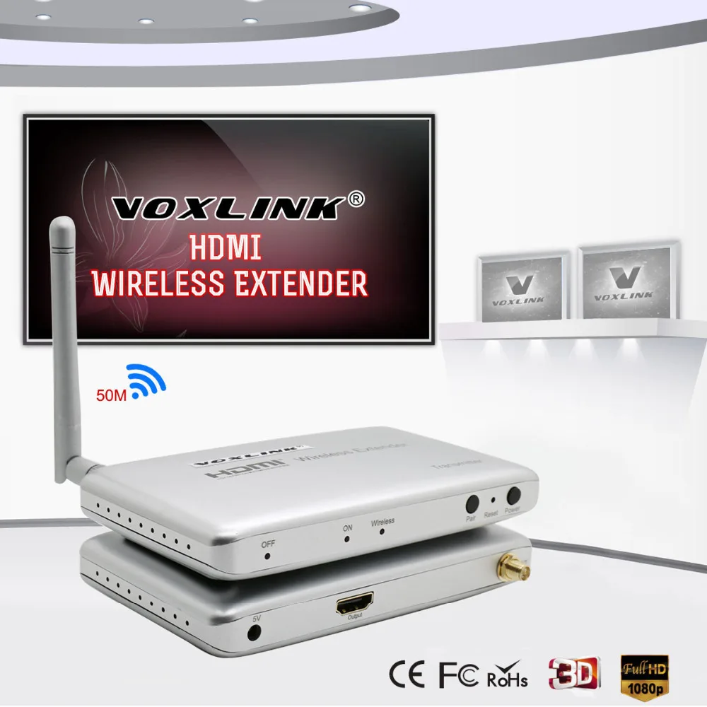 Voxlink Hdmi Wireless 5g Transmission Extender Hd 1080p Av Video Hdmi ...