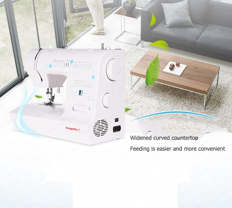 Lm1108 Domestic Sewing Machine Dragonfly Brand Model 2235 33 Stitches ...